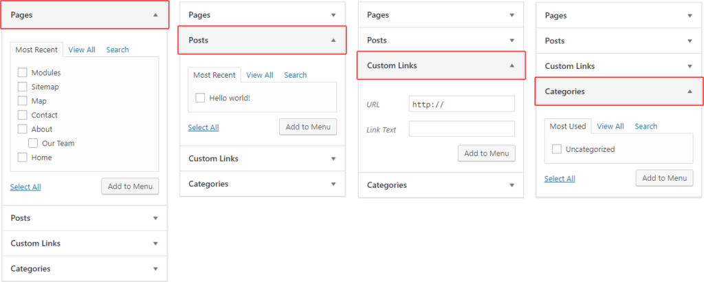 Working with Menus - WordPress Documentation