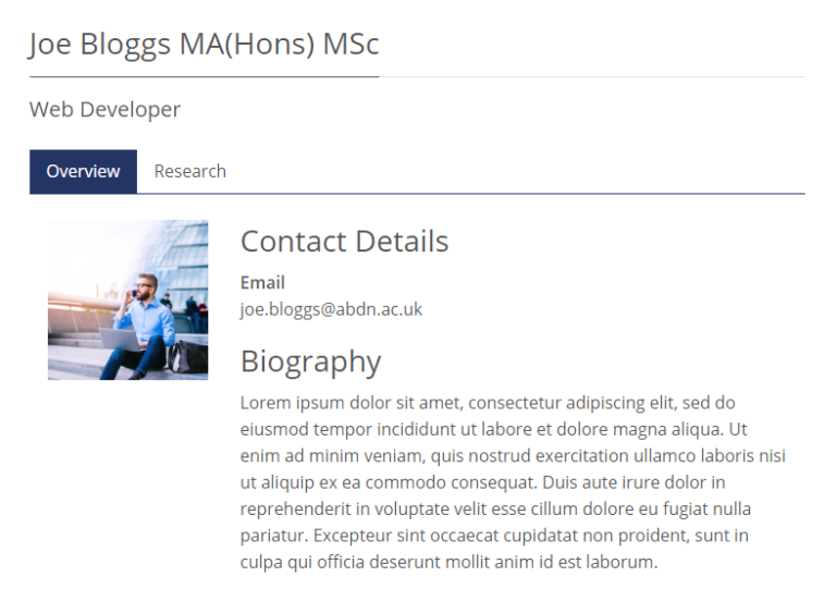 Profiles - WordPress Documentation