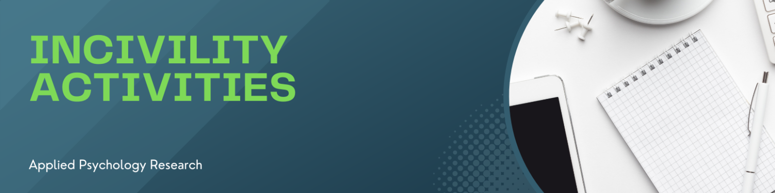 VIT activities - Applied Psychology and Human Factors